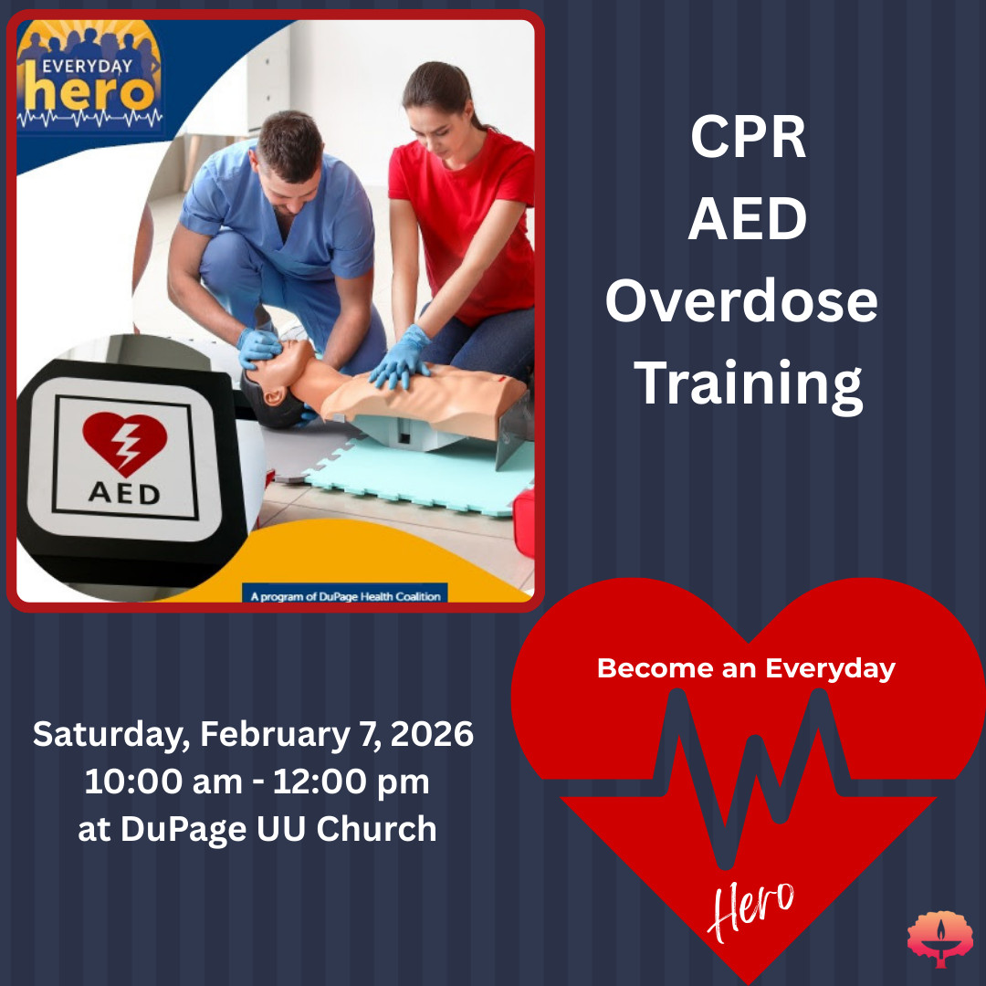CPR-AED-Overdose Training - DuPage Unitarian Universalist Church